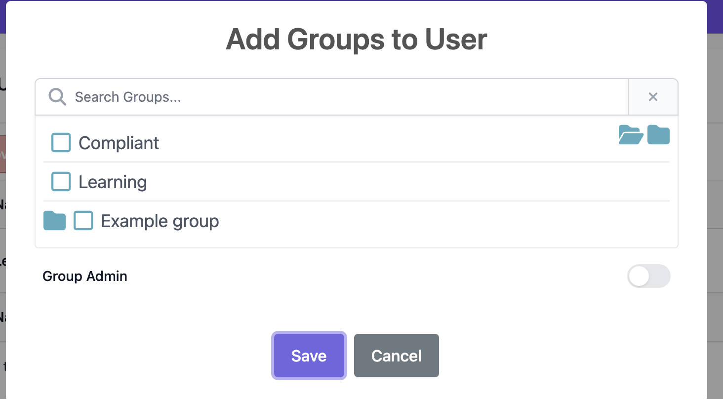 How can I add a user to a group?